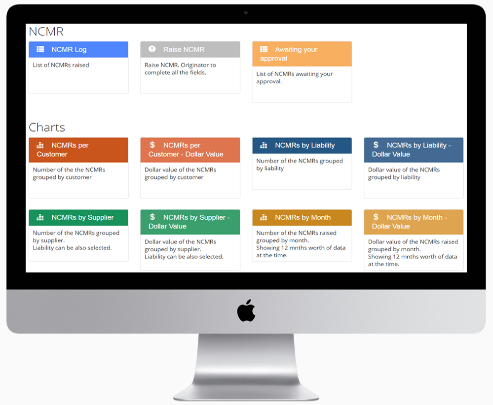 NS-NCMR | Non-Conforming Materials Management | Nick's Software